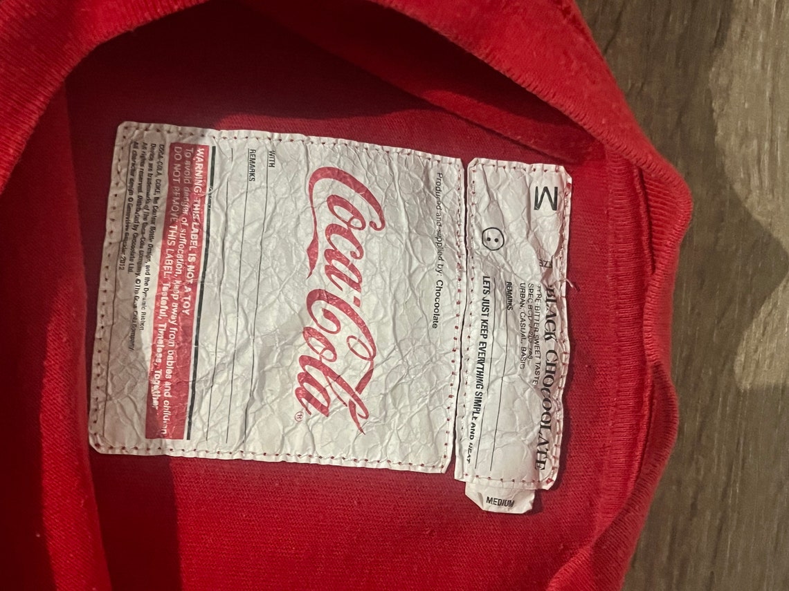 RARE Chocolate X Coca Cola “I Love Coke” Graphic T Shirt. Free Shipping ...