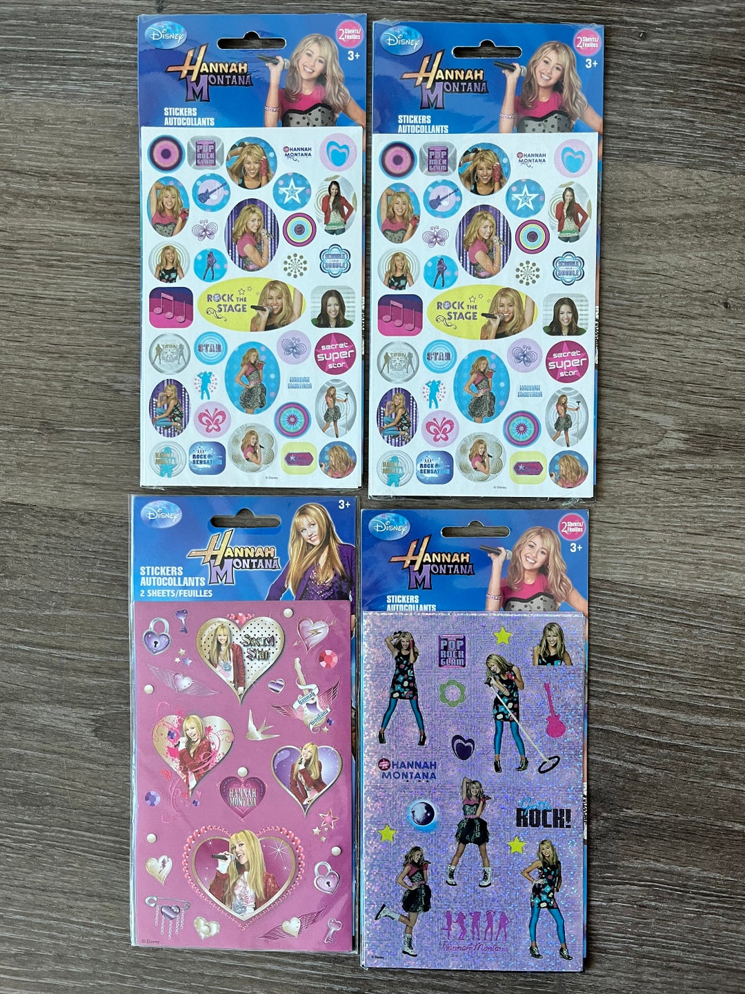 Disney Hannah Montana Miley Cyrus Sandylion Stickers Lot - Etsy