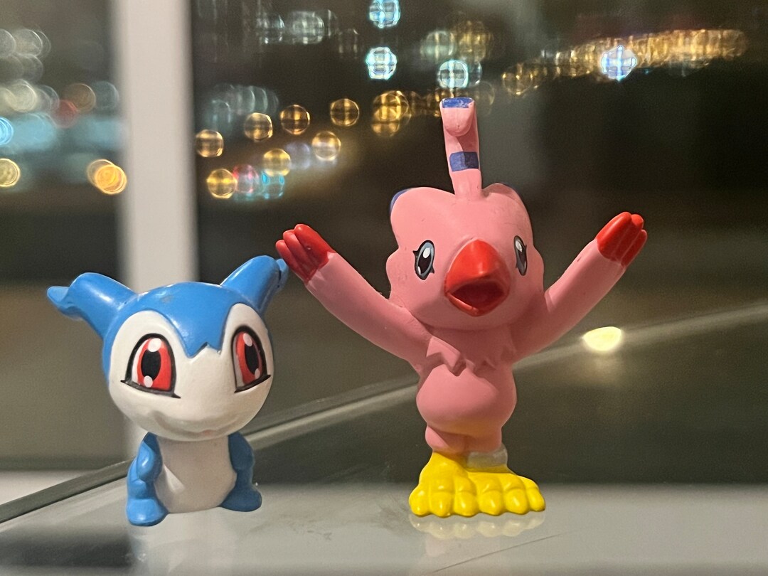 Vintage 2000 Digimon Digital Monsters, Chibimon Demiveemo and Biyomon ...