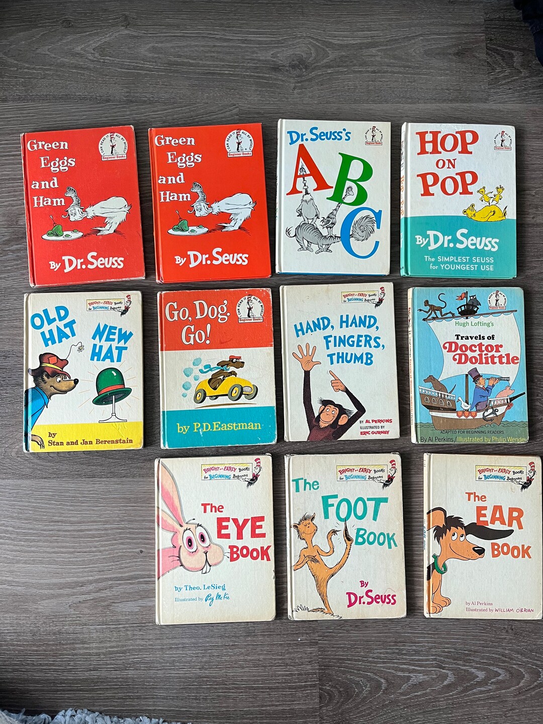Vintage 1960s Dr Seuss Hard Cover Book Lot of 11 Free Ship - Etsy