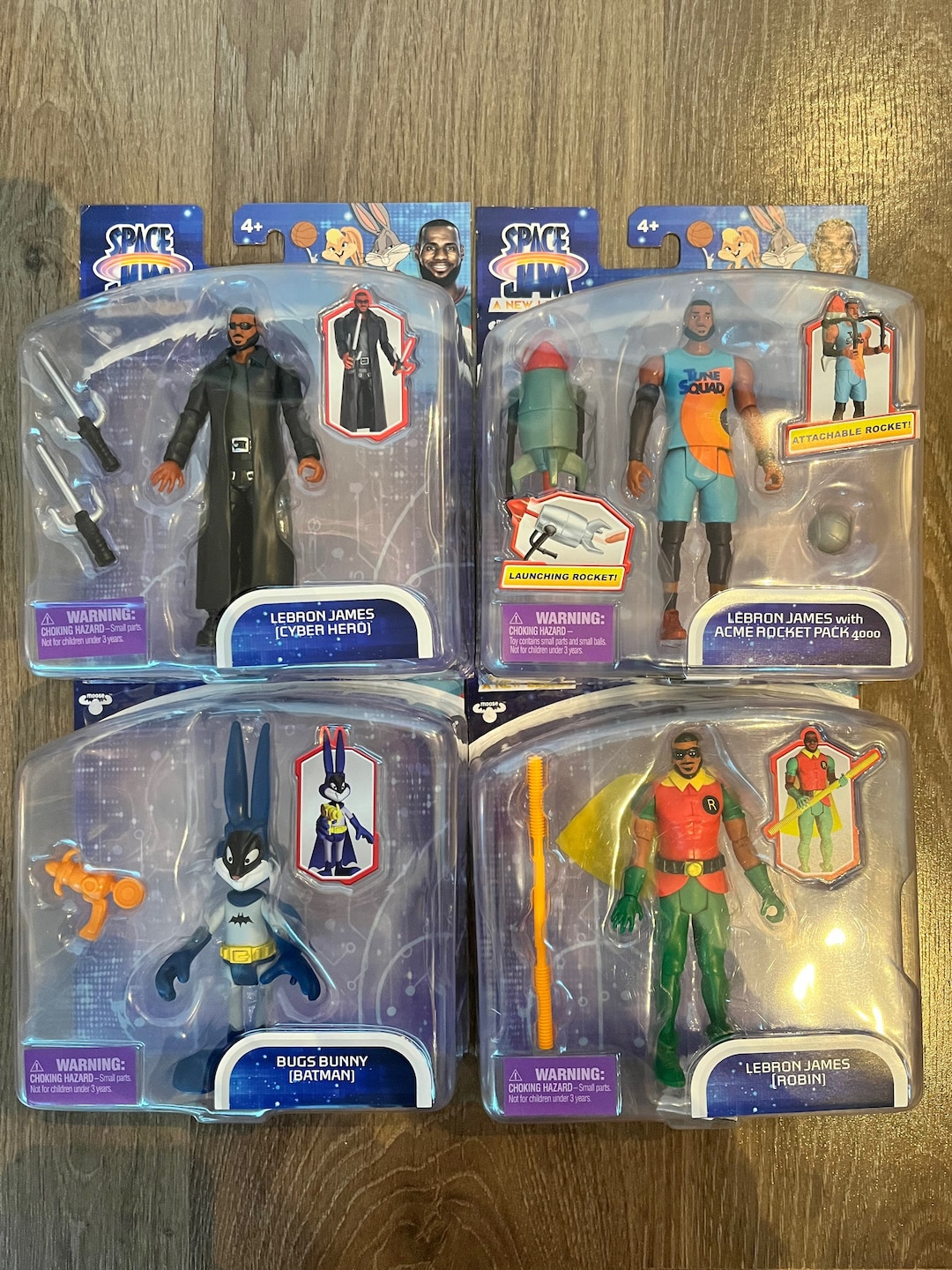 Space Jam A New Legacy Action Figures LOT of 4 Action Figures. Lebron ...