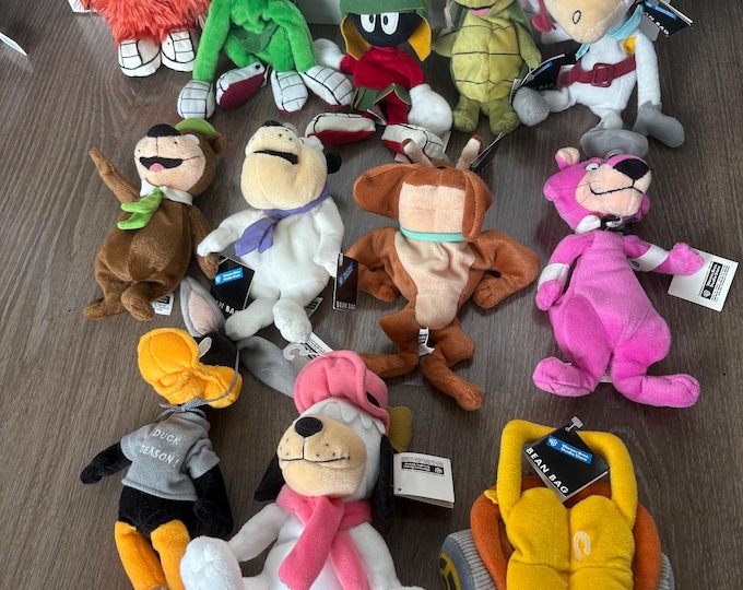 Vintage WB Warner Bros. Studio Store Bean Bag Lot of 12! - All Brand ...