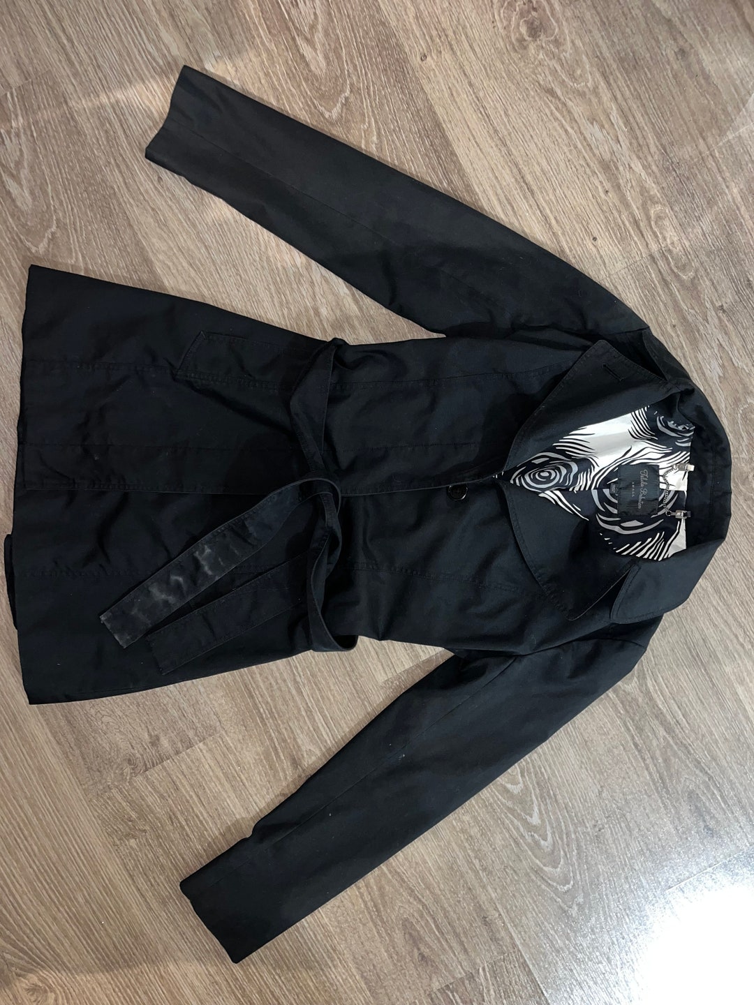 Aritzia Talula Babaton Black Lightweight Trench Coat Women’s Small FREE ...