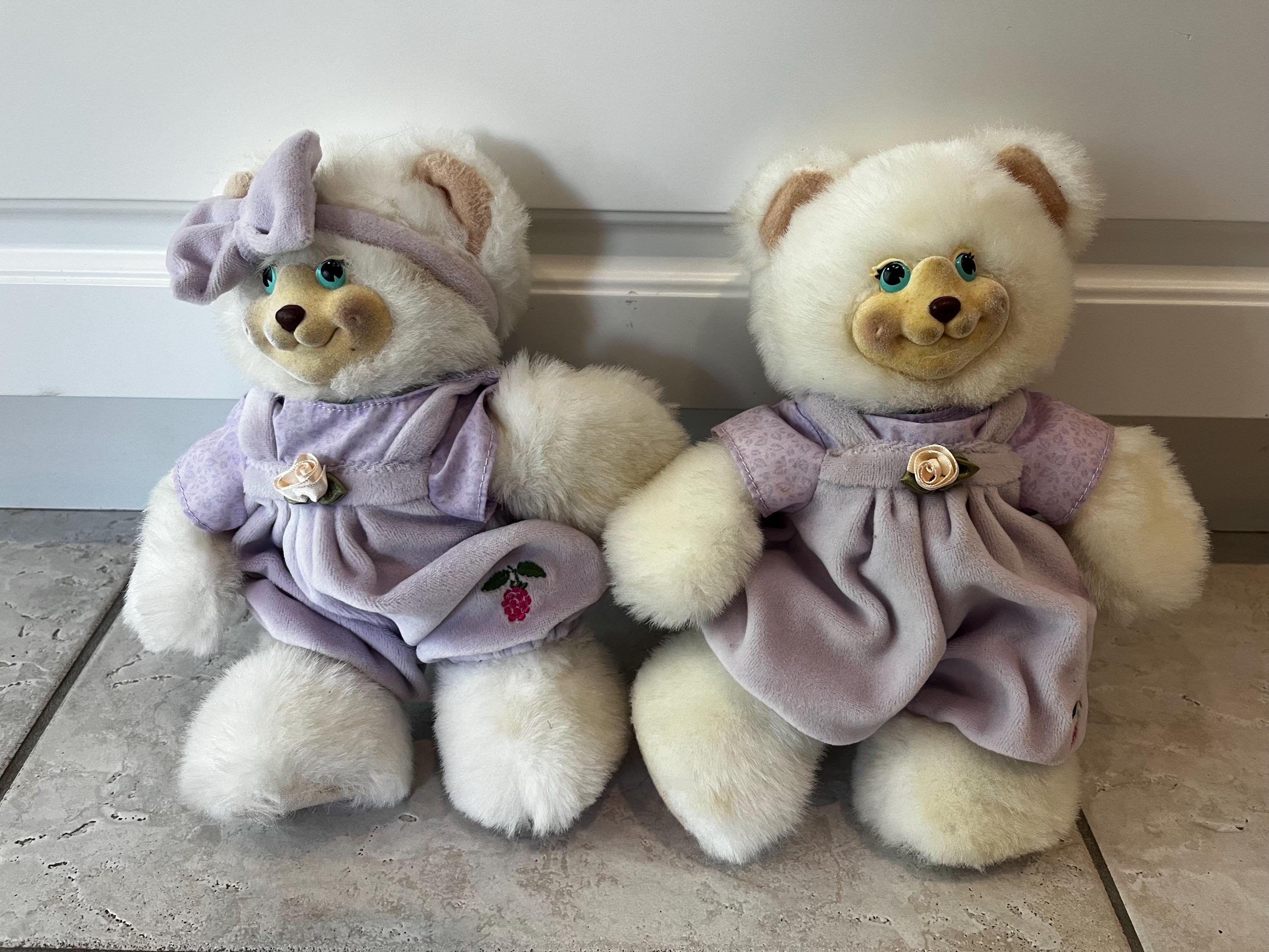 Vintahe 1998 Fisherprice Briarberry Collection - Berrybeth Bear X 2 ...