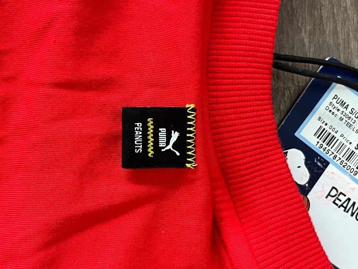 Puma X Peanuts Snoopy Basketball Long-sleeve Shirt - Red (530613 11 ...
