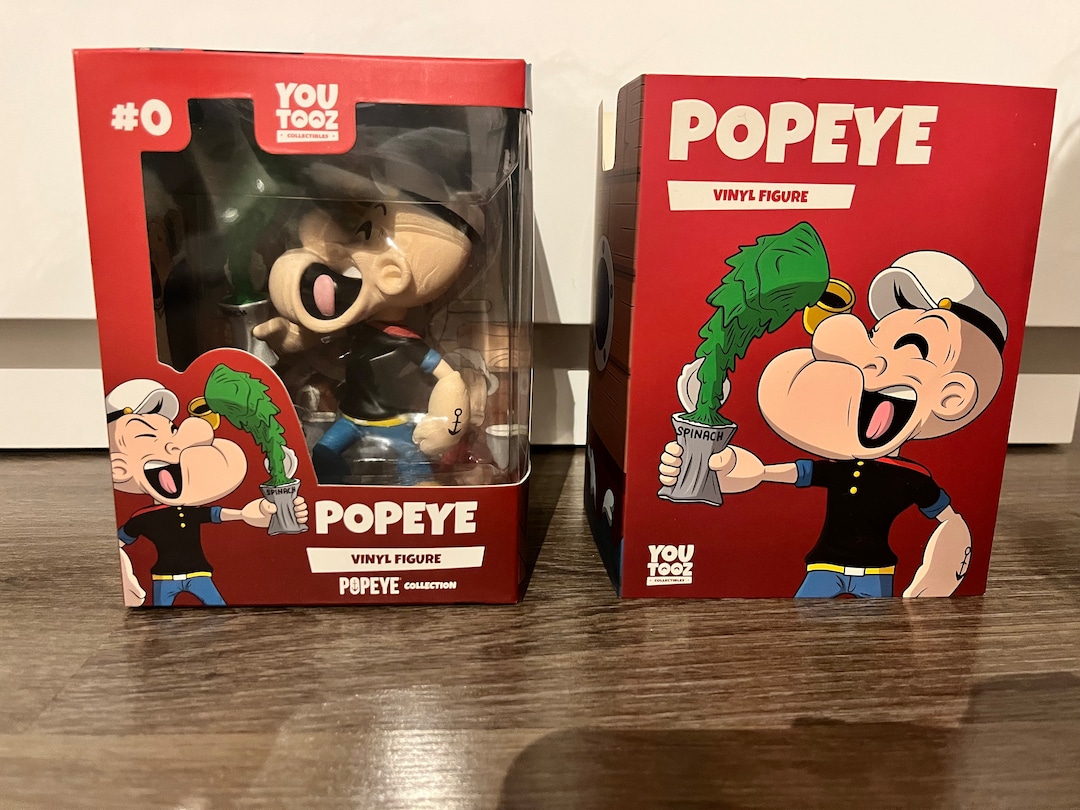 Rare Popeye Spinach Can Popeye Boxed Vinyl Figure by Youtooz ...