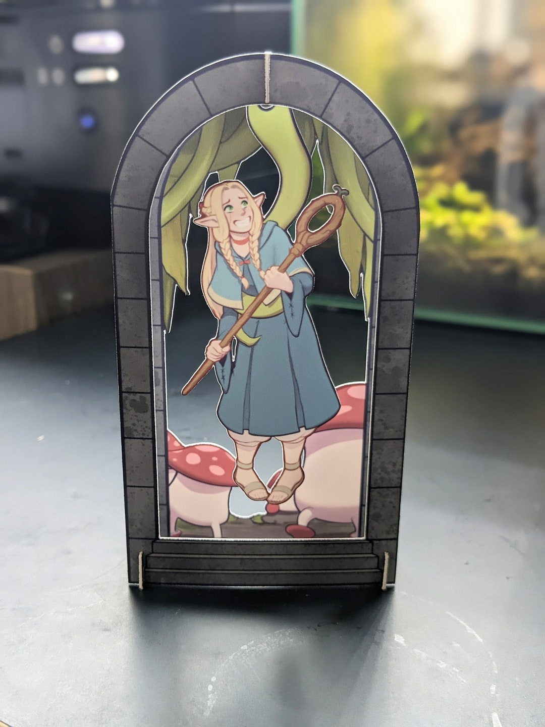 Marcille - Dungeon Meshi Paper Craft Standee - Etsy