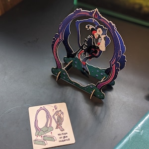 Stolas & Blitzo- Helluva Boss Paper Craft Standee - Etsy