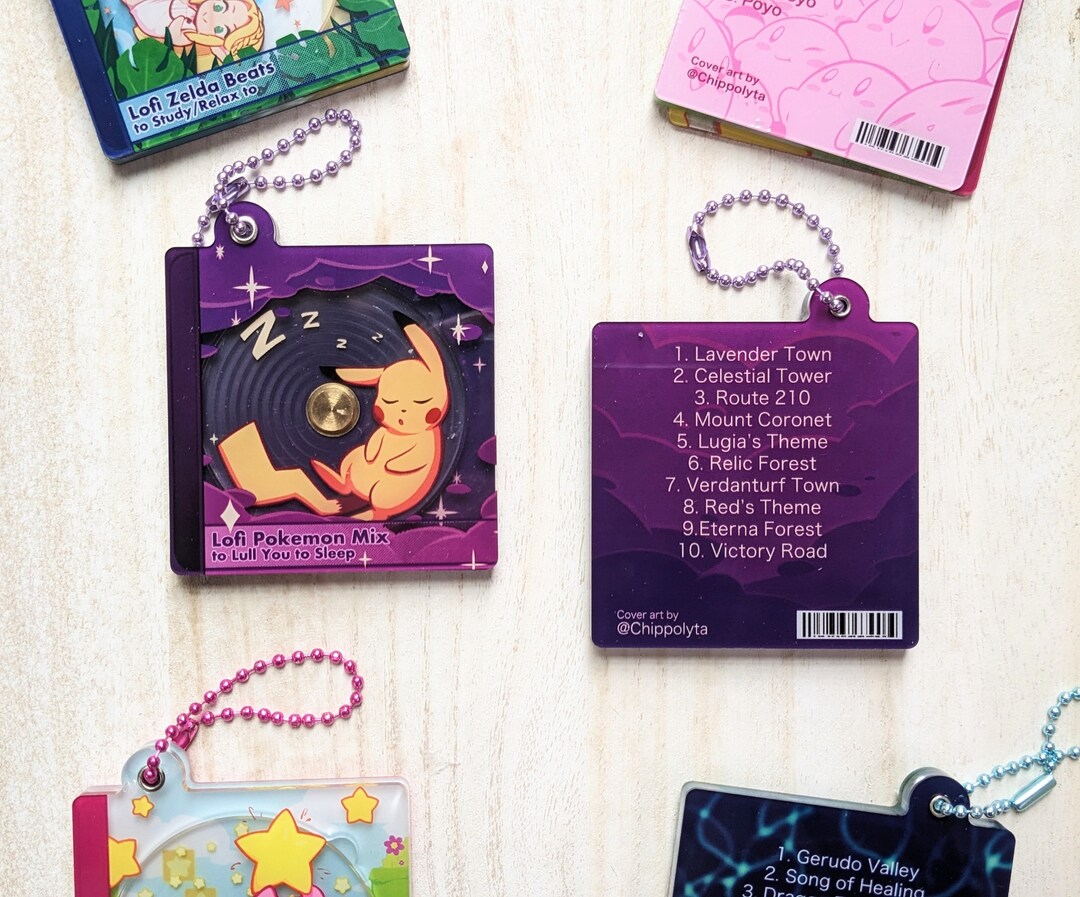 Lofi Pokemon Beats - CD Charm - Etsy