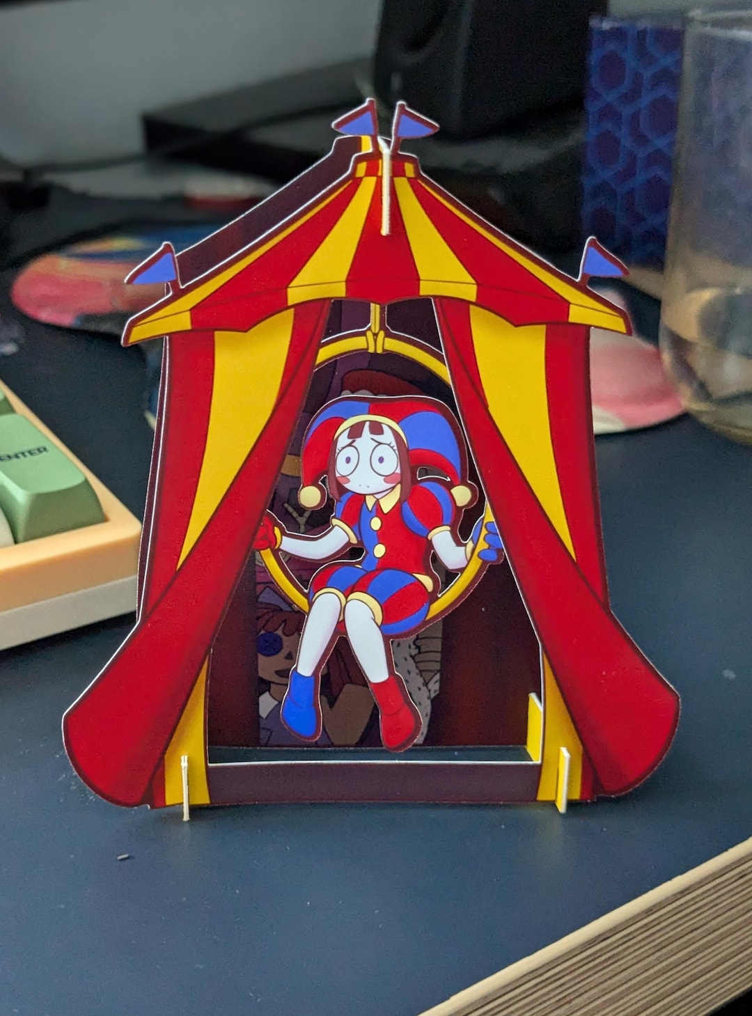 Pomni - Amazing Digital Circus Paper Craft Standee - Etsy