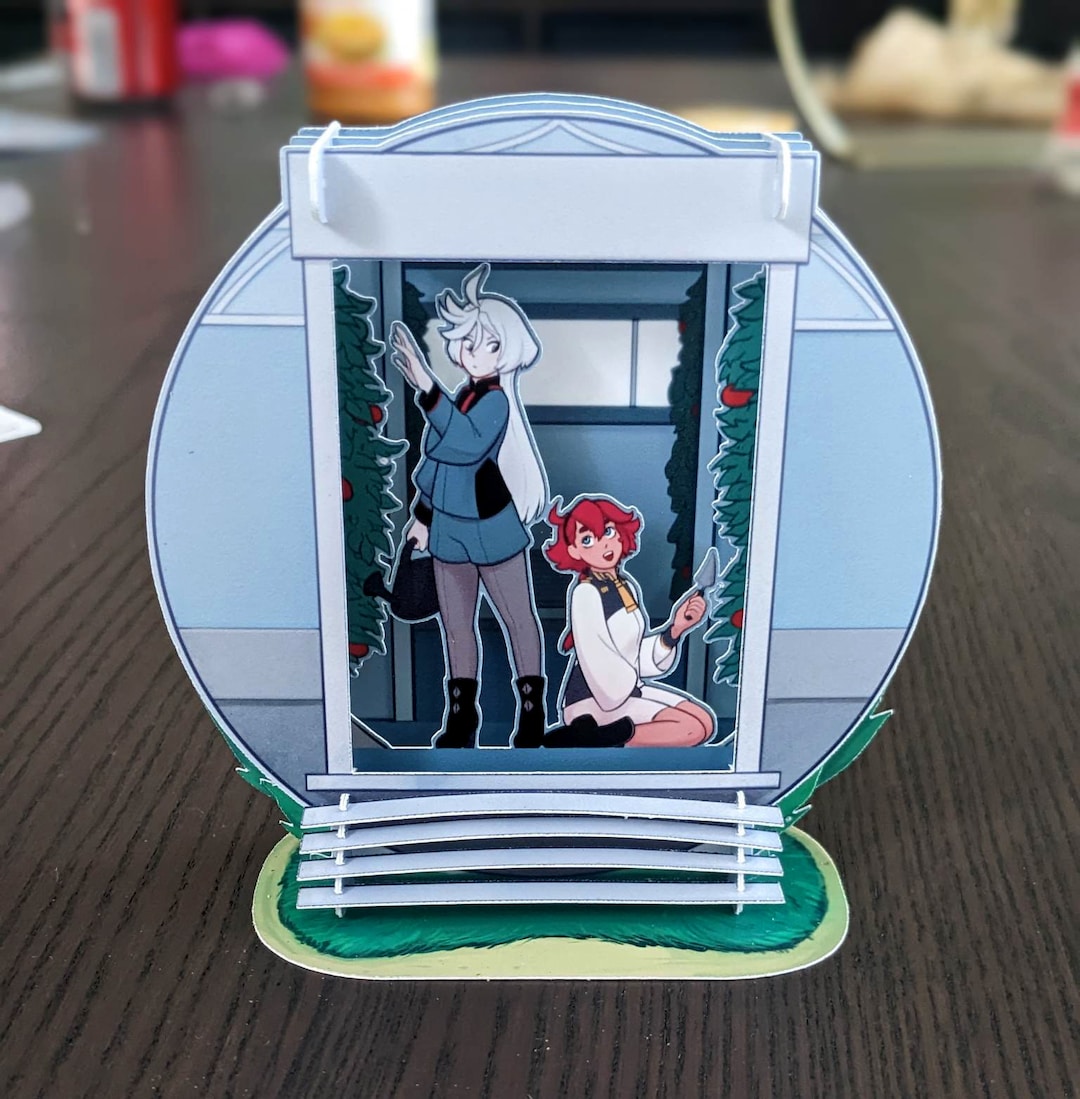 Witch From Mercury - Paper Craft Standee - Etsy