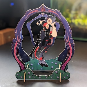 Stolas & Blitzo Helluva Boss Paper Craft Standee - Etsy México