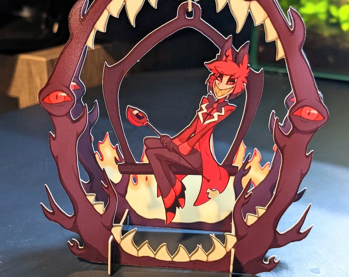 Alastor - Hazbin Hotel Paper Craft Standee - Etsy