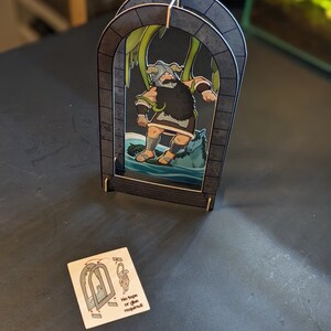 Senshi - Dungeon Meshi Paper Craft Standee - Etsy