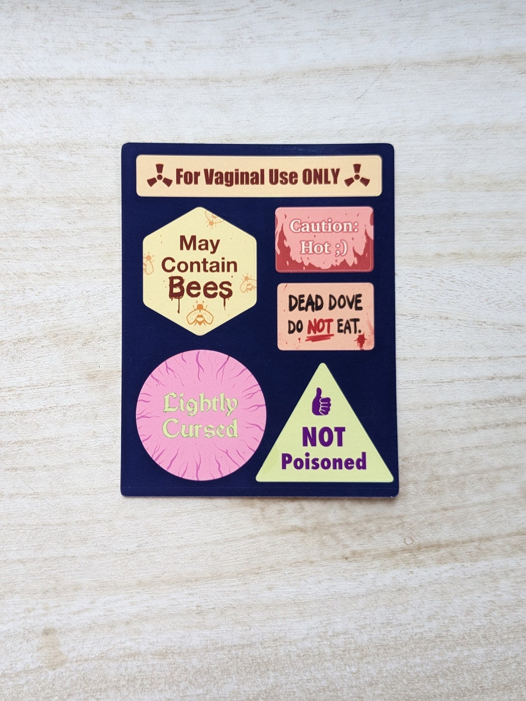 Very Practical Warning Signs - Mini Sticker Sheet - Etsy