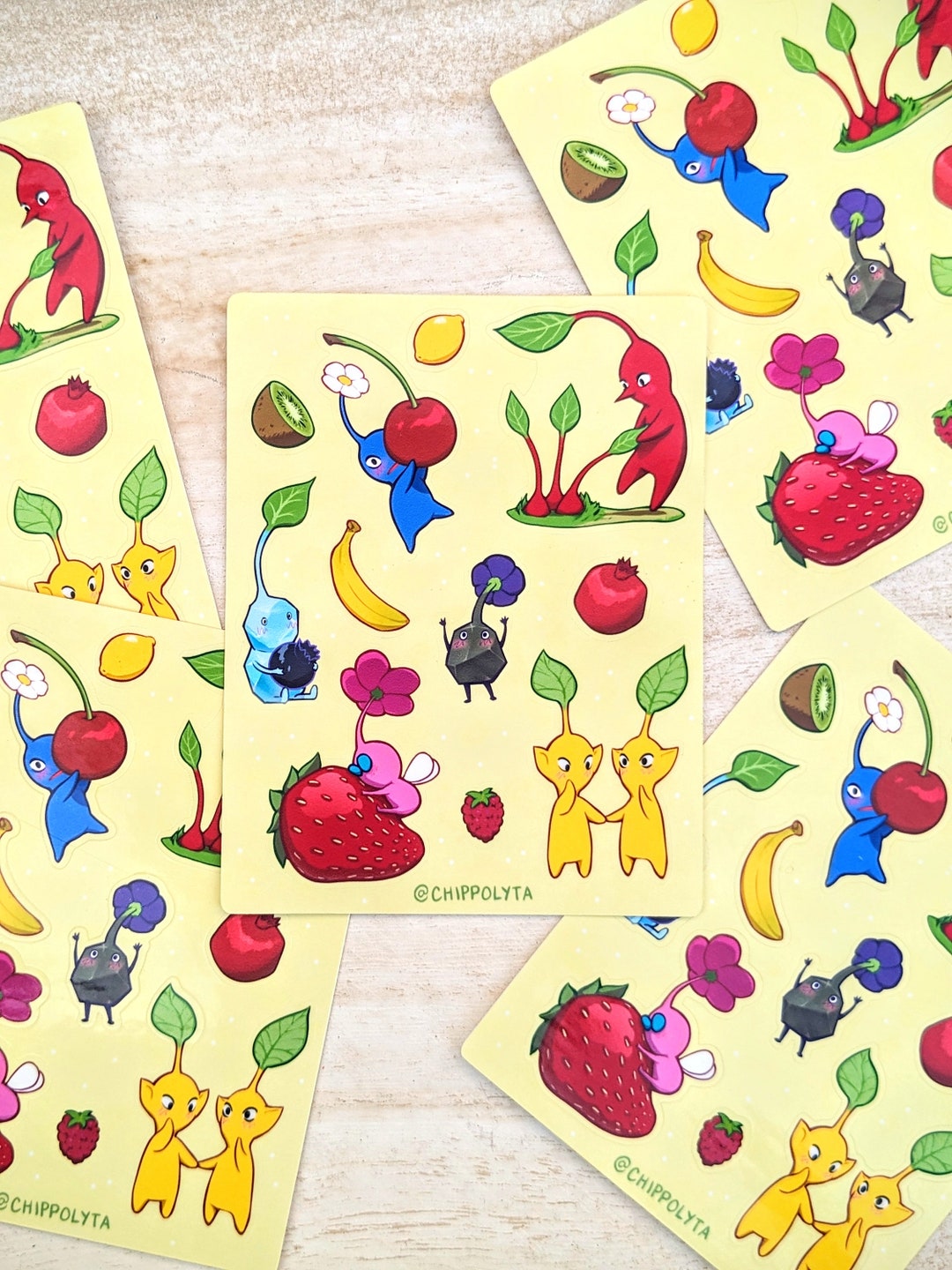 Pikmin - Mini Sticker Sheet - Etsy