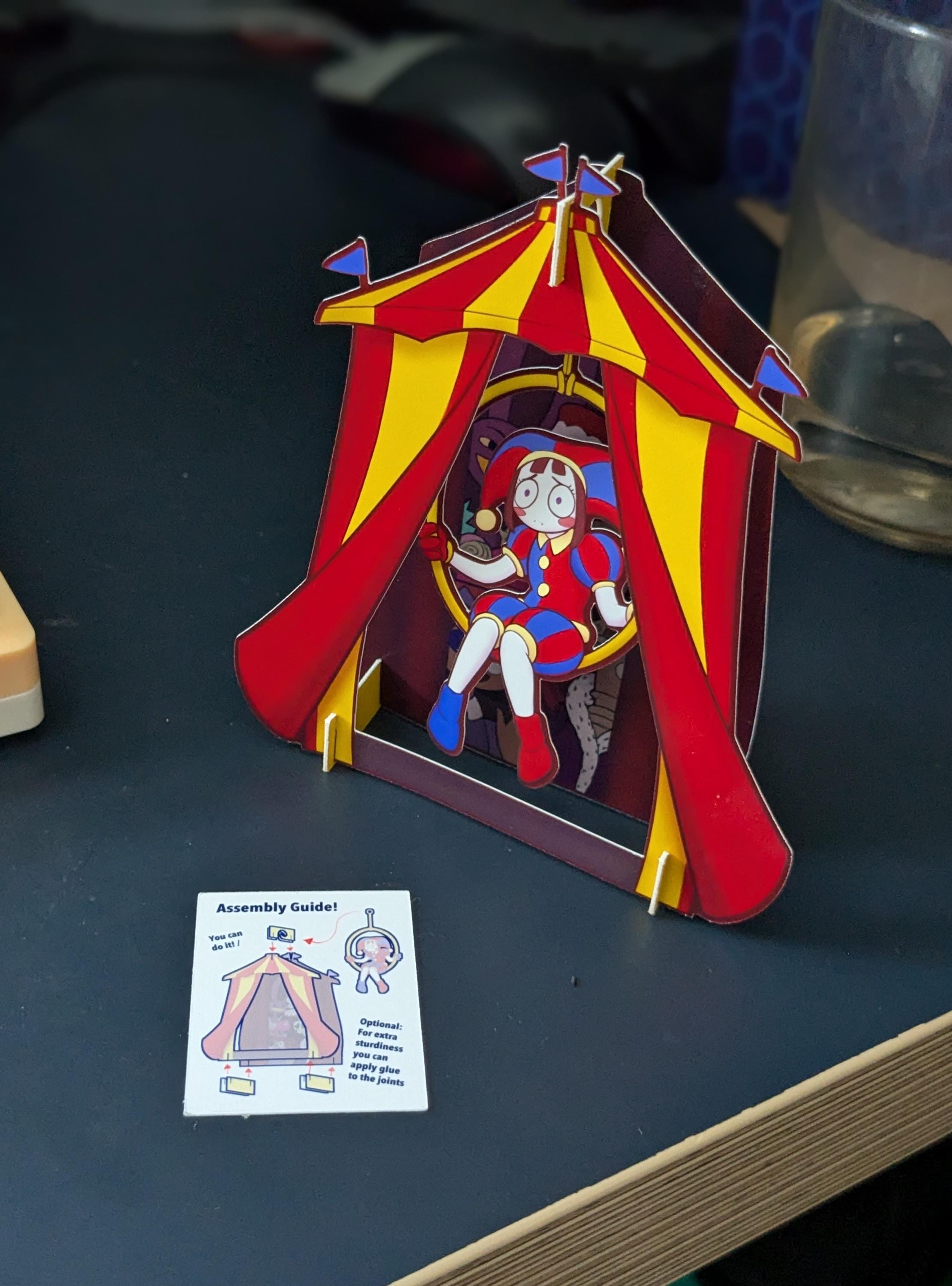 Pomni - Amazing Digital Circus Paper Craft Standee - Etsy