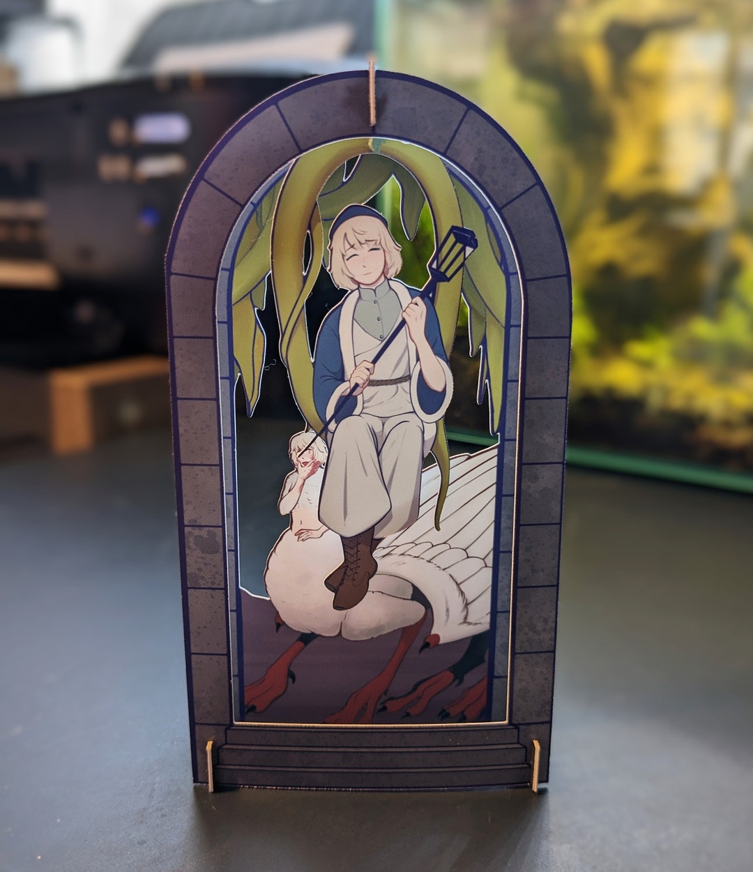 Falin - Dungeon Meshi Paper Craft Standee - Etsy
