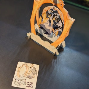 Adam and Lute - Hazbin Hotel Paper Craft Standee - Etsy