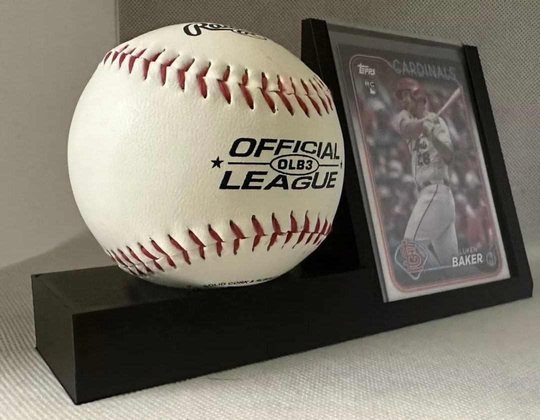 Baseball and Toploader Card Display. 3d Printed - Etsy