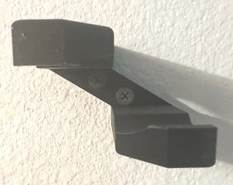 Baseball Bat Holder Single Rack ALUMINUM or WOOD VERTICAL Wall Mount ...