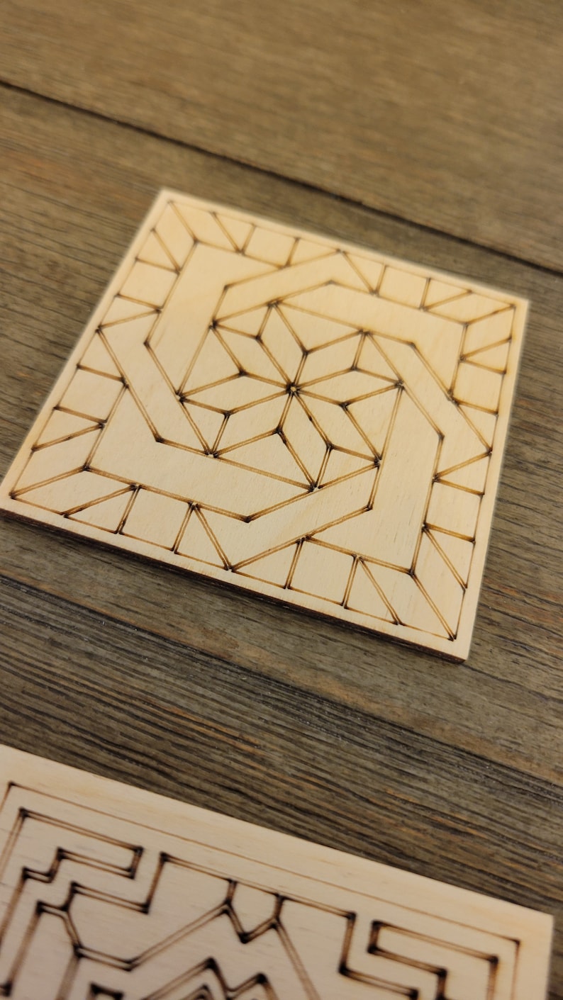 Laser Cut Barn Quilt Squares, Wooden Quilt Squares, DIY Supplies, Laser ...