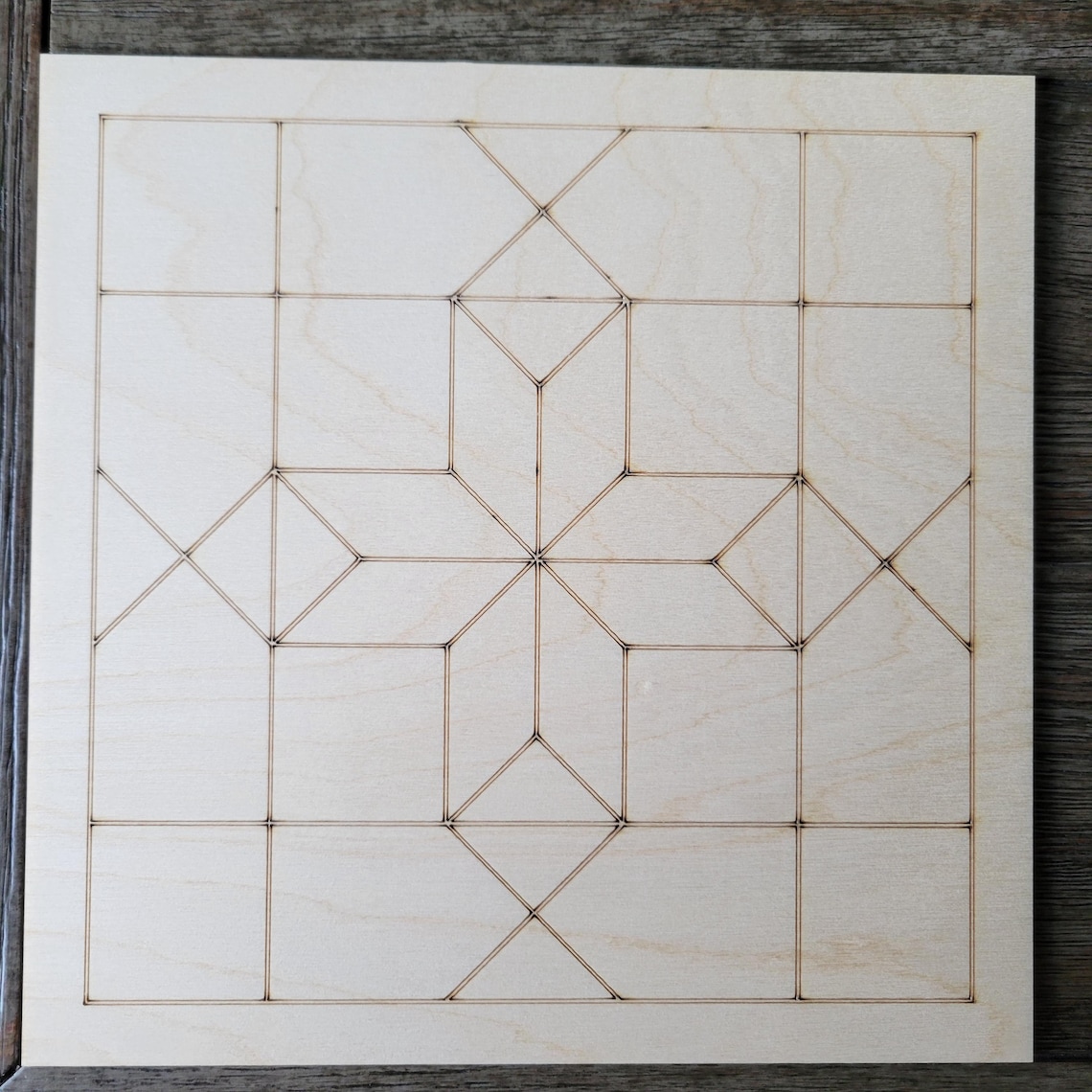 Wooden Barn Quilt Squares, Mosaic Squares, Coloring Squares, DIY ...