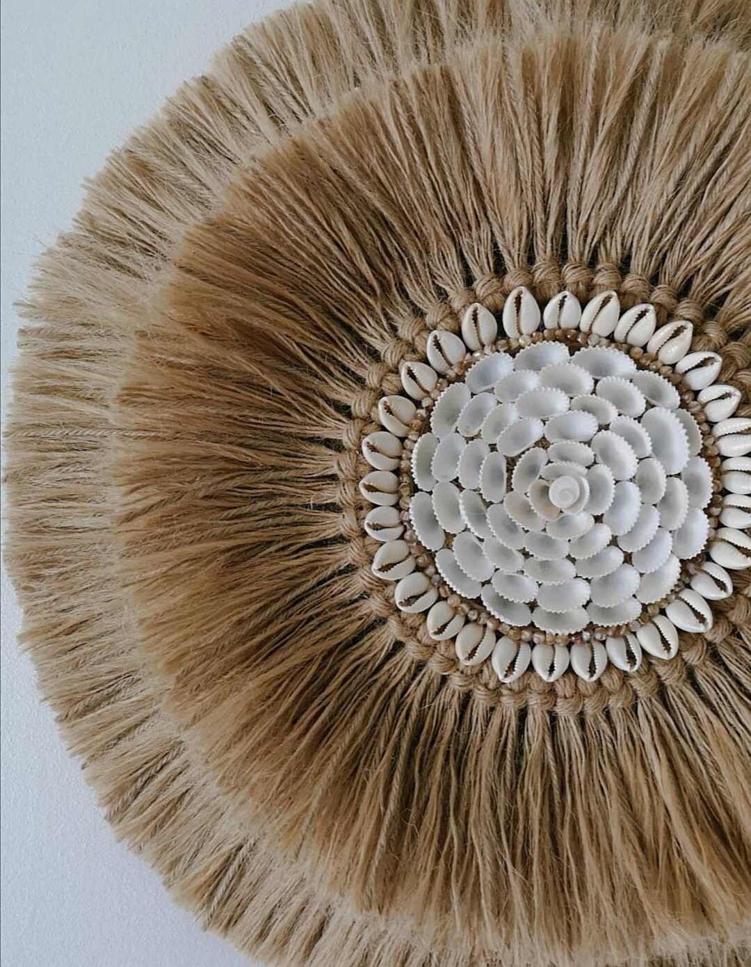 Juju Hat Émeline With Balinese Trends, Made of Natural Rope, Shells and ...