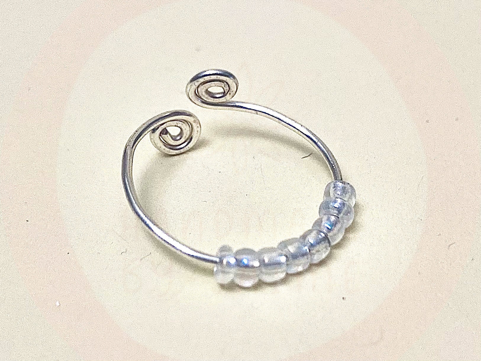 Skin Picking Anxiety Ring Worry Ring Stacking Ring Summer - Etsy UK