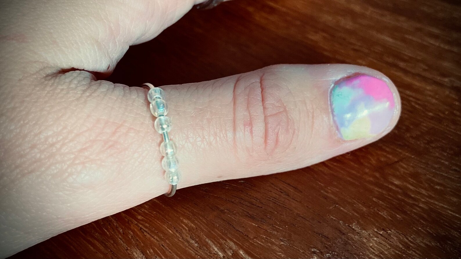Skin picking anxiety ring worry ring stackable spinner | Etsy