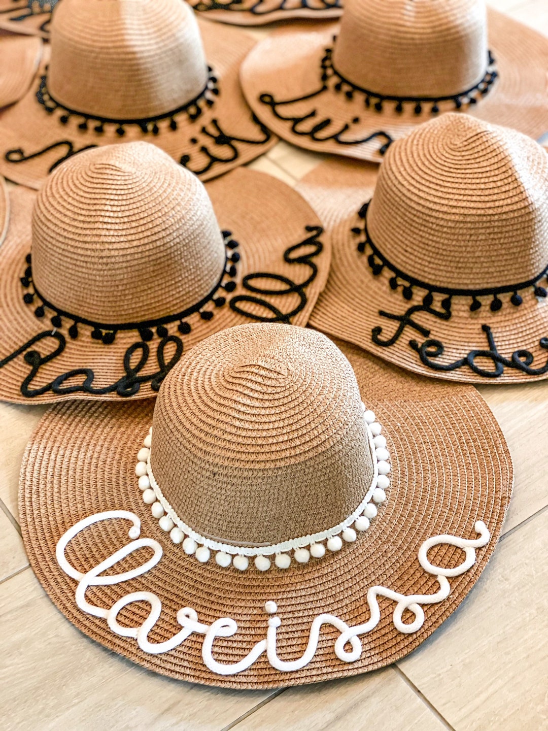 Cappelli di paglia personalizzati Addio al nubilato - Etsy Italia