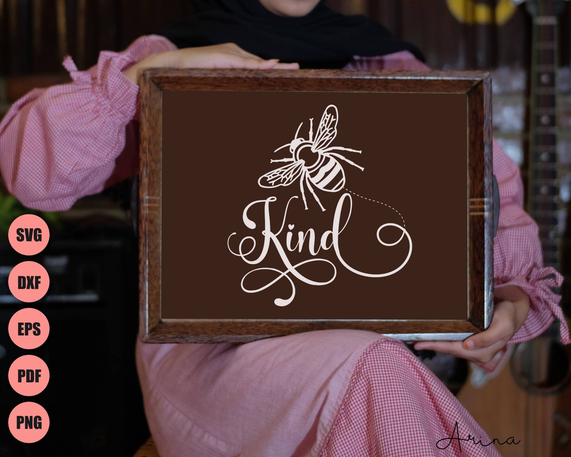 Bee Kind Svg, Be Kind Svg, Kindness Svg, Be Kind Always SVG ...