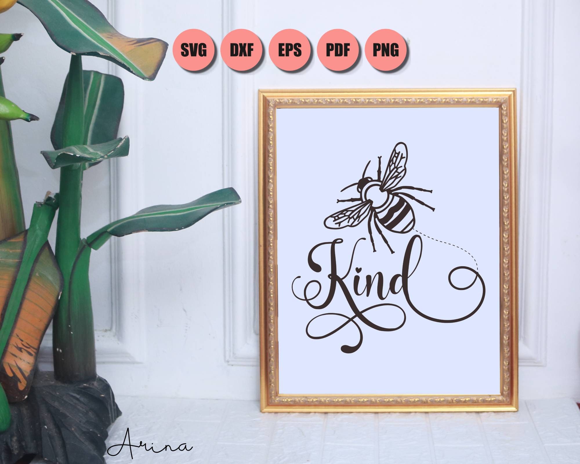 Bee Kind Svg, Be Kind Svg, Kindness Svg, Be Kind Always SVG ...