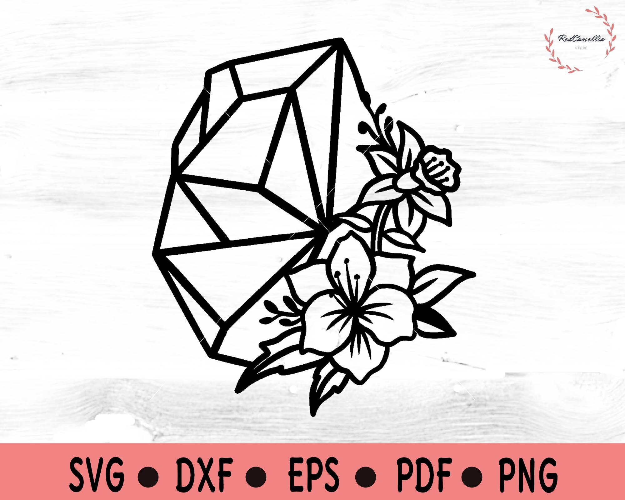 Craft Supplies & Tools Embellishments Crystals SVG Instant download ...