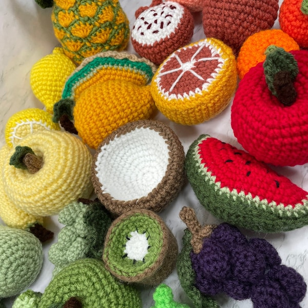 Crochet Fruit - Etsy