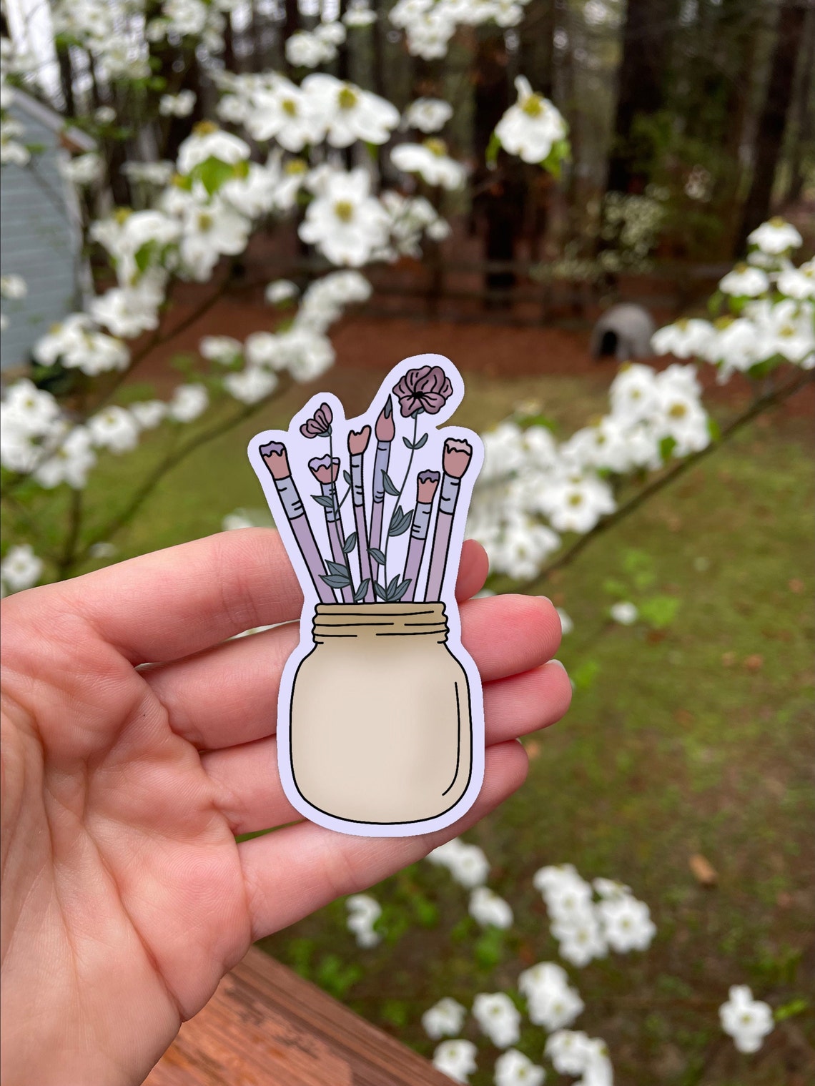 Artist Inspired Paint Brush Sticker - Etsy