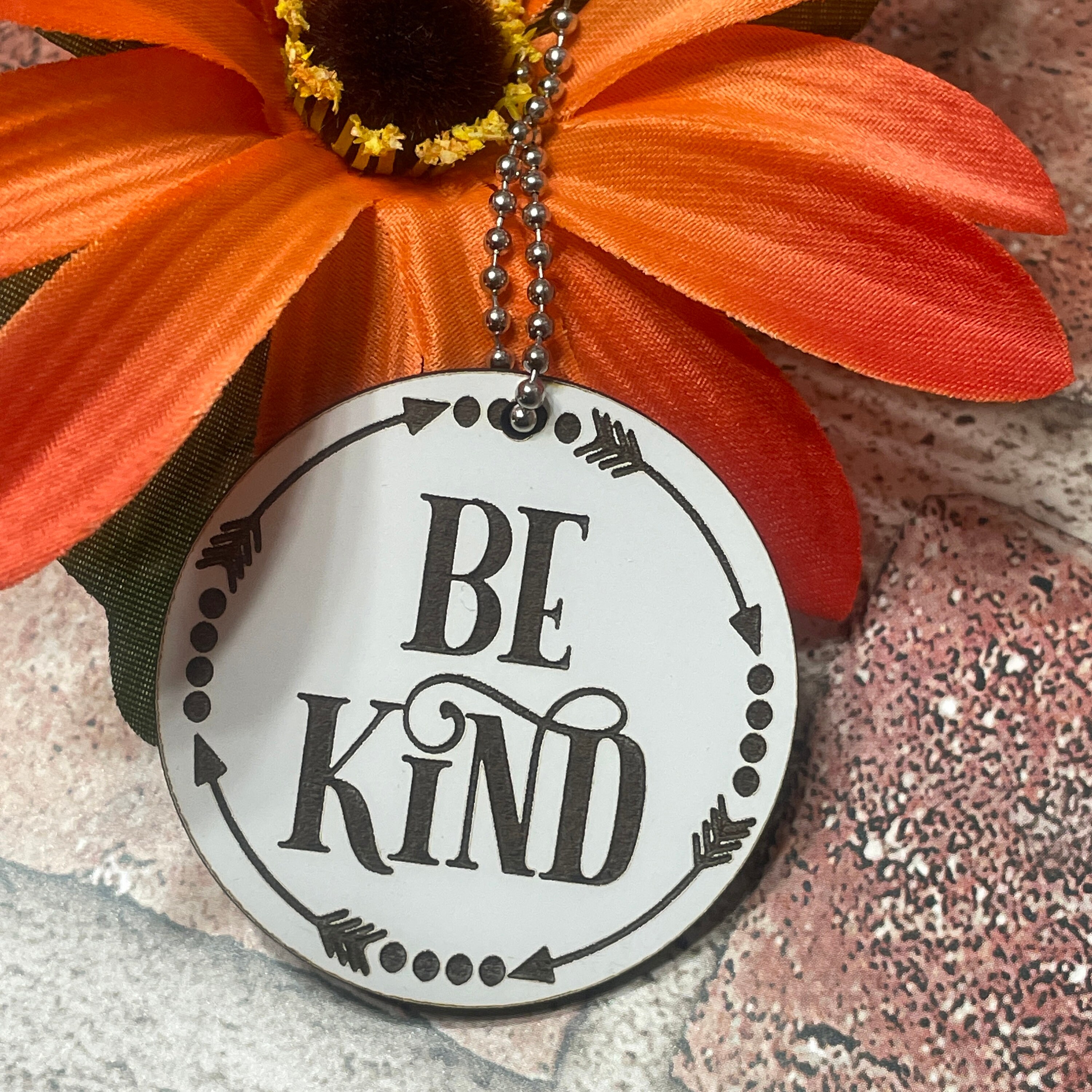 Be Kind Keychain Laser Cut File - Etsy