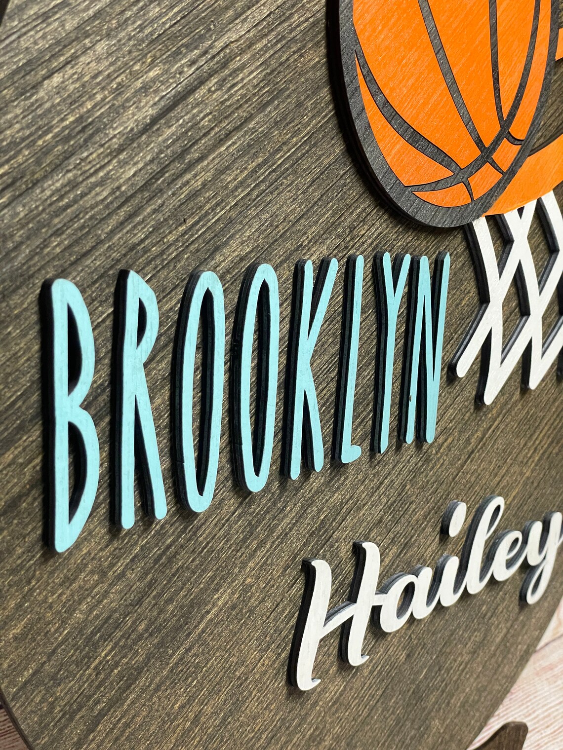 Basketball Name Sign Laser Cut File - Etsy