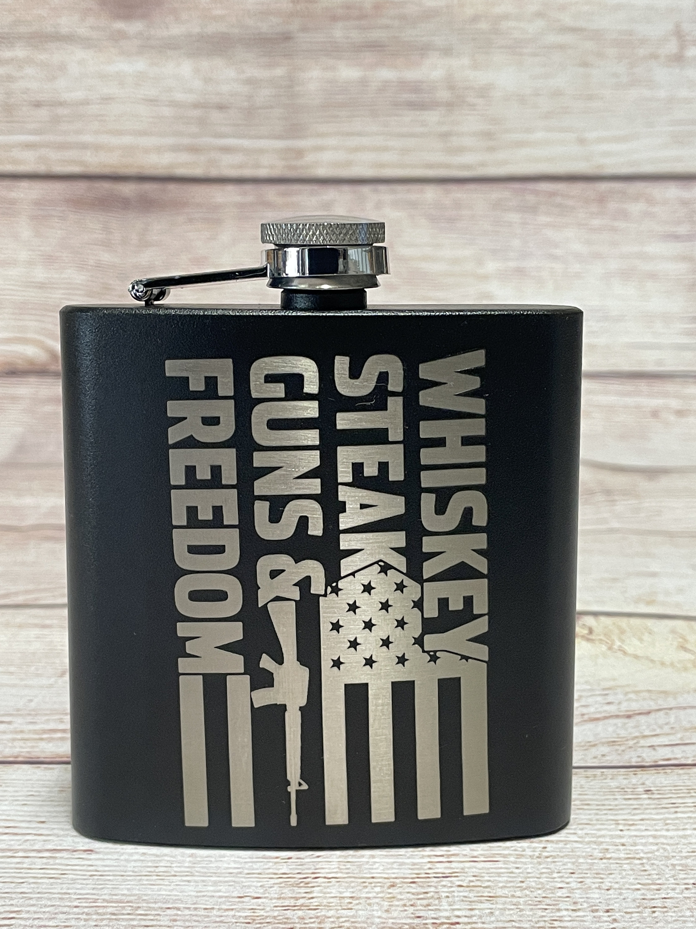 Whiskey Steak Guns and Freedom Laser Cut File - Etsy