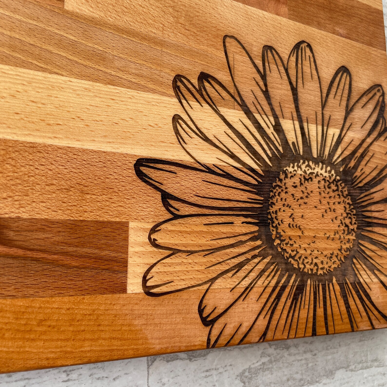 Sunflower Laser File - Etsy