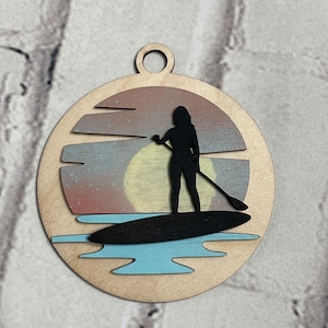 Paddle Boarding Laser Cut File - Etsy