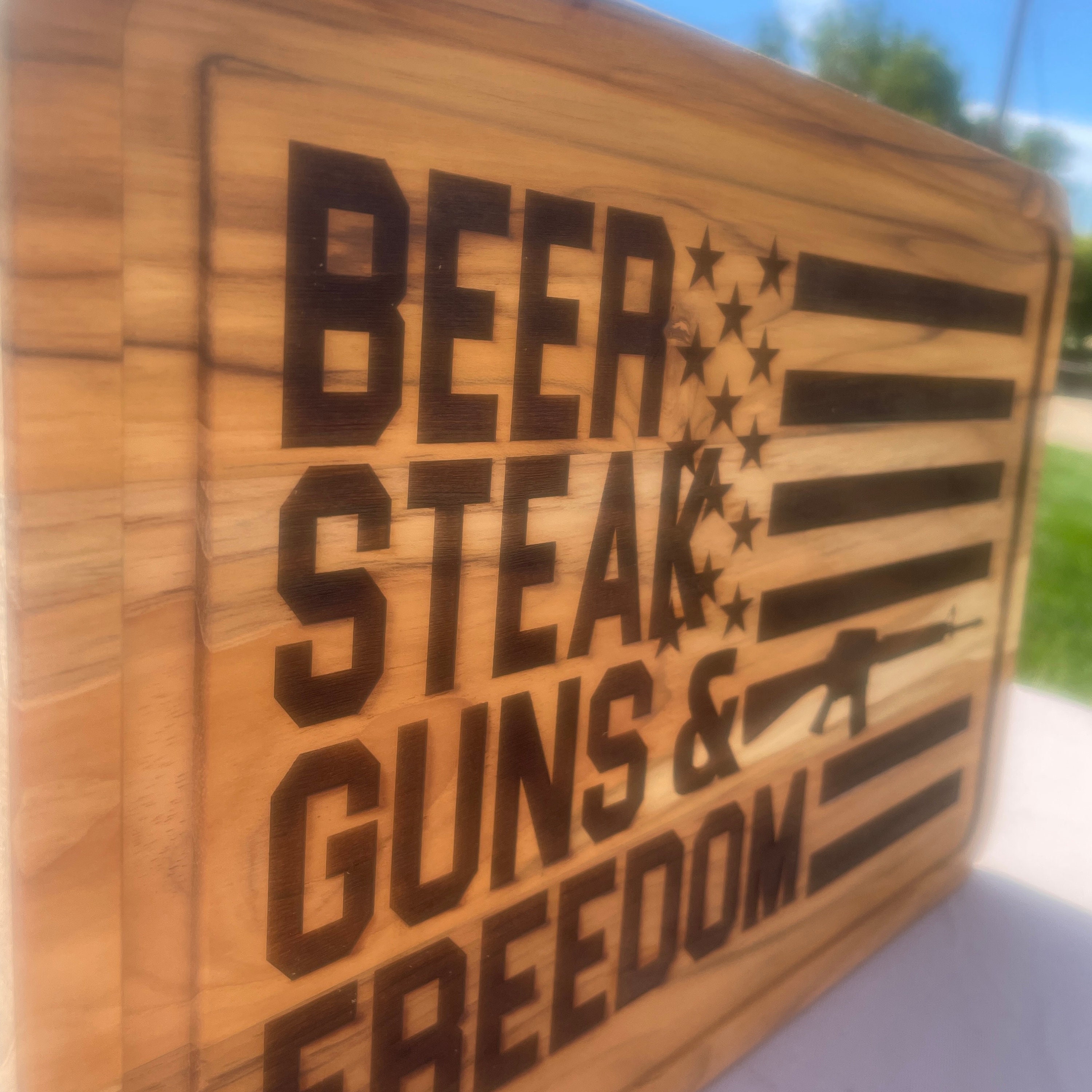 Beer Steak Guns & Freedom Laser Cut File - Etsy