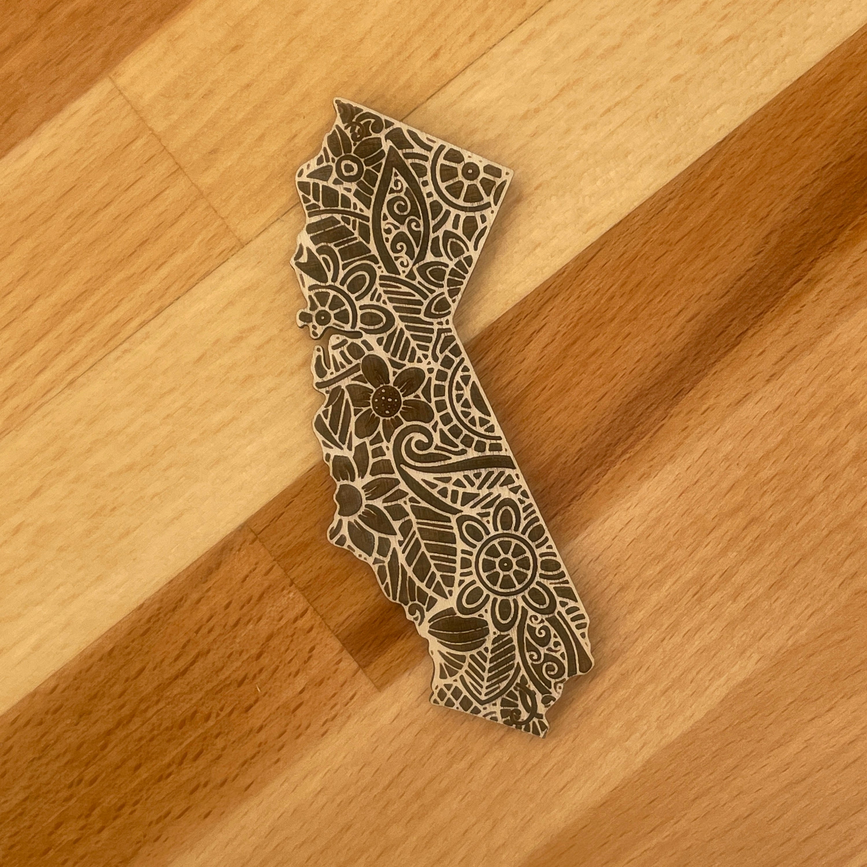 California Magnet Laser Cut File - Etsy
