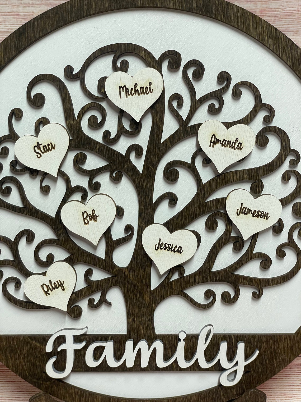 Family Tree Sign Laser Cut File - Etsy