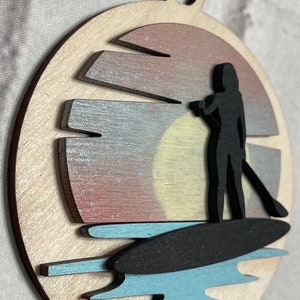 Paddle Boarding Laser Cut File - Etsy