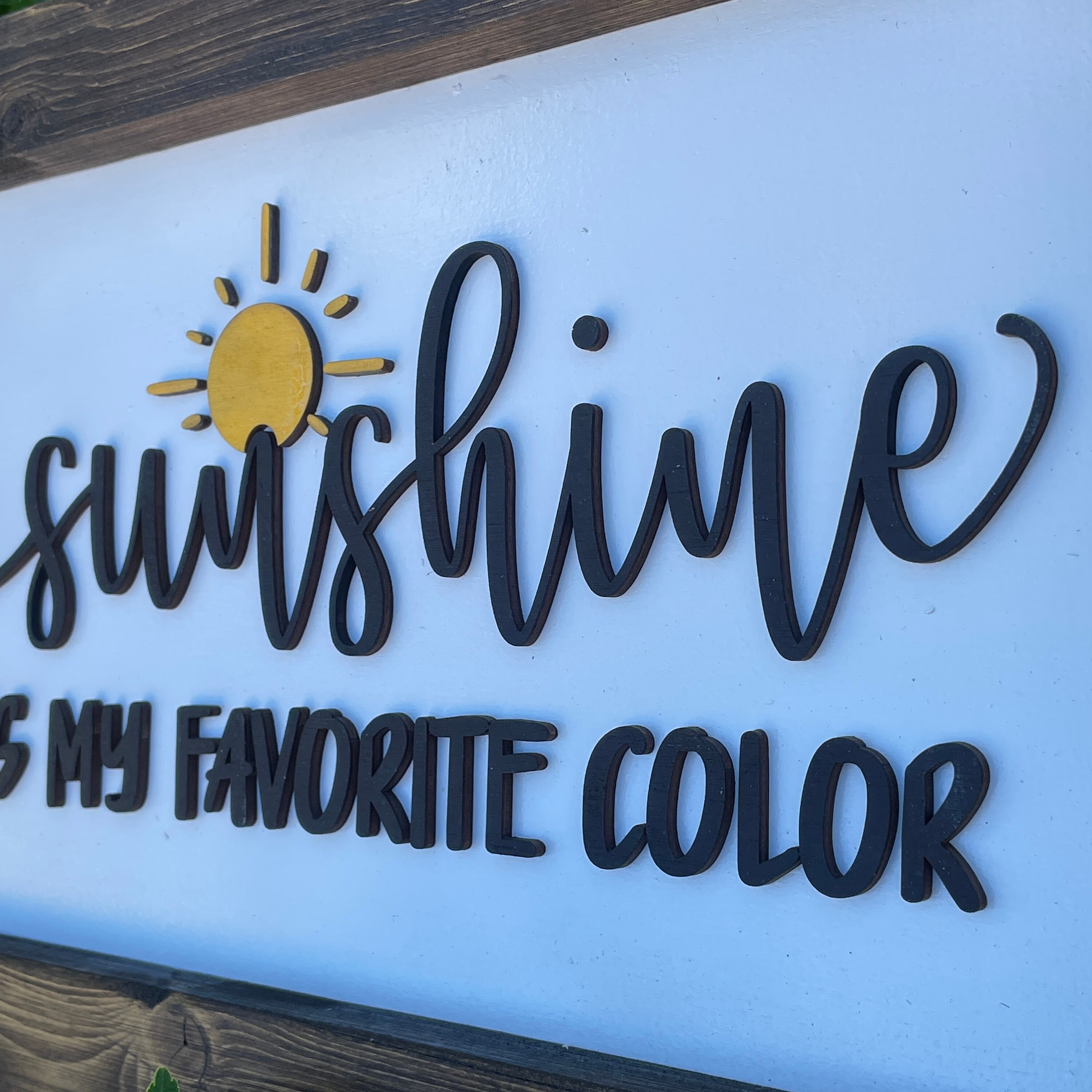 Sunshine is My Favorite Color Laser Cut File - Etsy