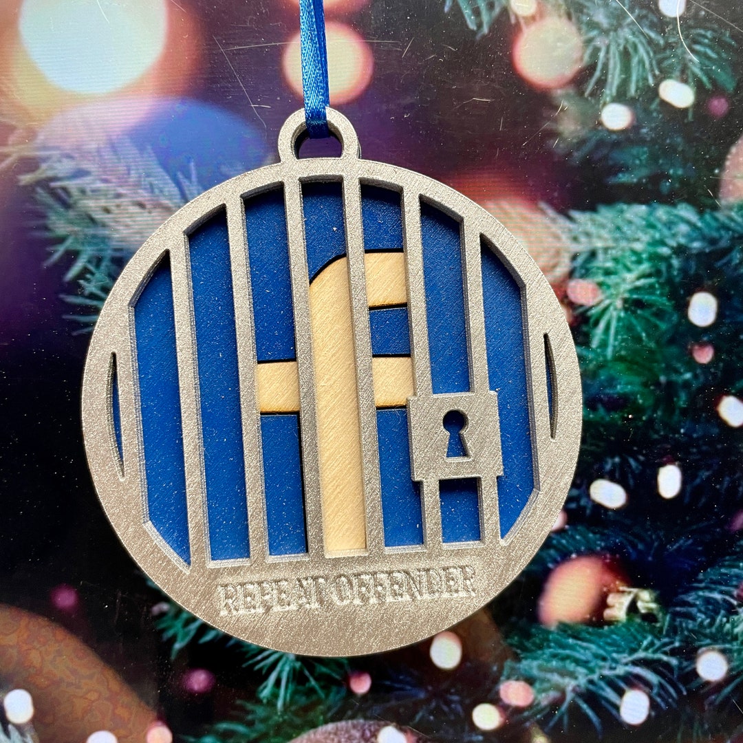 Facebook Jail Ornament Laser Cut File - Etsy