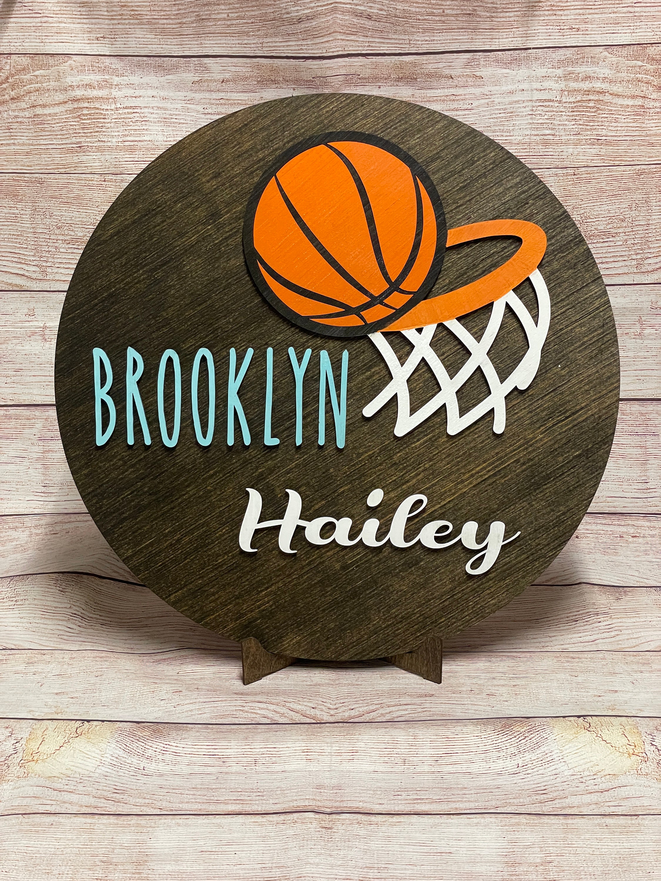 Basketball Name Sign Laser Cut File - Etsy