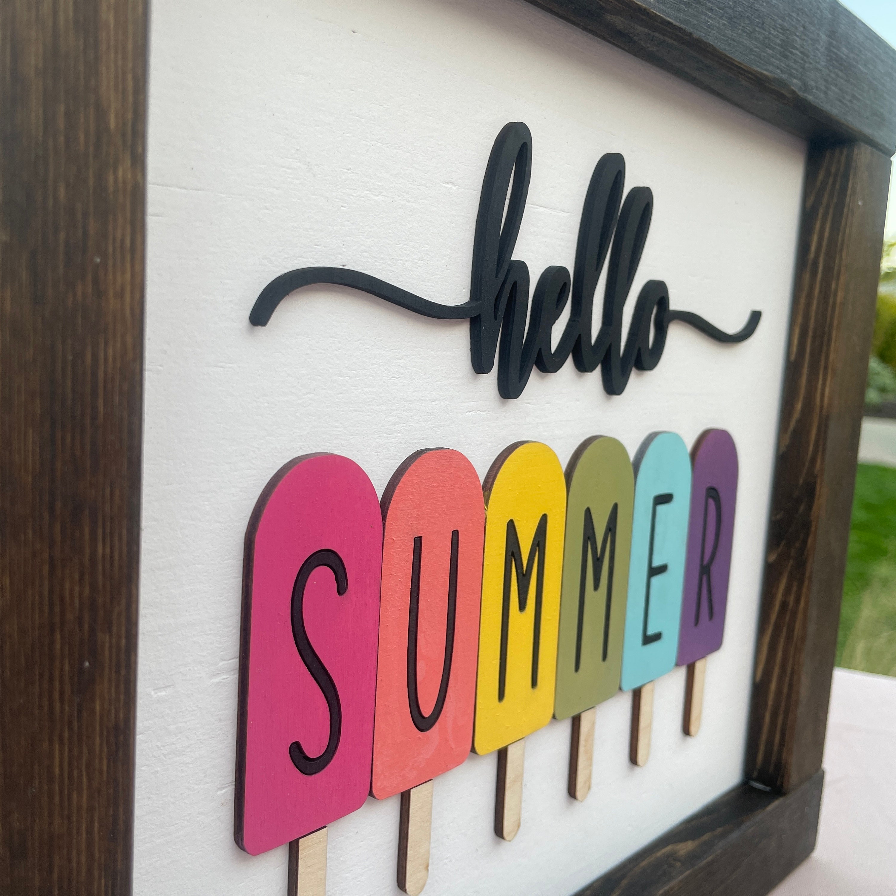 Hello Summer Laser Cut File - Etsy
