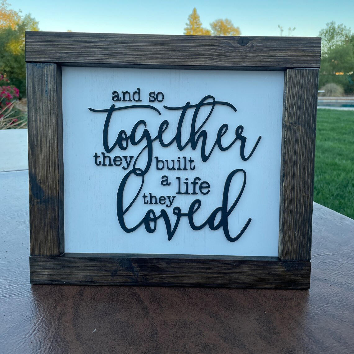 Together They Built a Life They Loved Laser File - Etsy